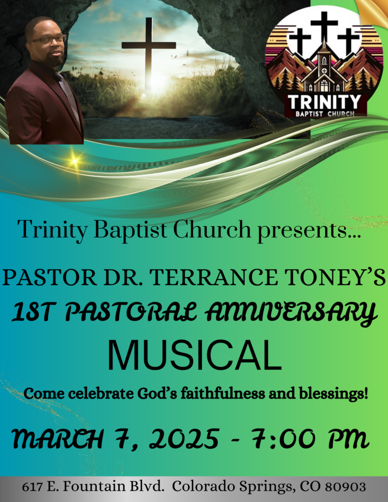 Upcoming Events - Trinity Baptist Church